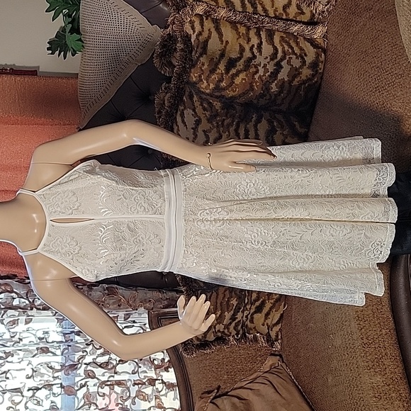 Kate Kasin | Dresses | Kate Kasin Vintage Halter Sleeveless Swing Dress ...